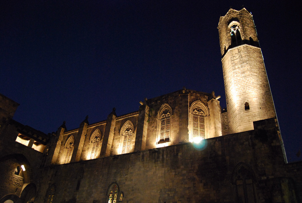 Une nuit dans le quartier gothique de Barcelone